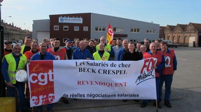Débrayages chez Beck-Crespel à Armentières : négociations salariales ...
